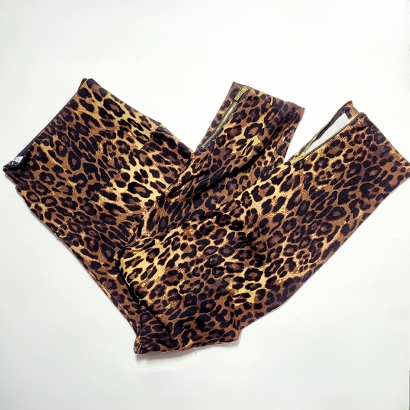 IMAN | Pants & Jumpsuits | Nwot Iman Perfect Ponte Leopard Slimming ...